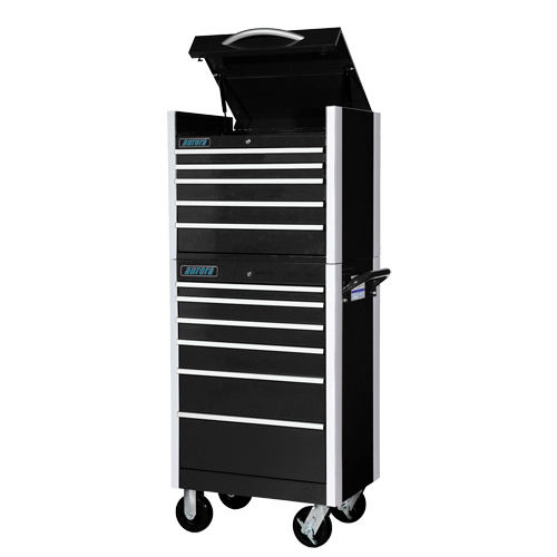 ATB600 Super Heavy-Duty Tool Chest, 27" W, 5 Drawers, Black, TEQ730 ...