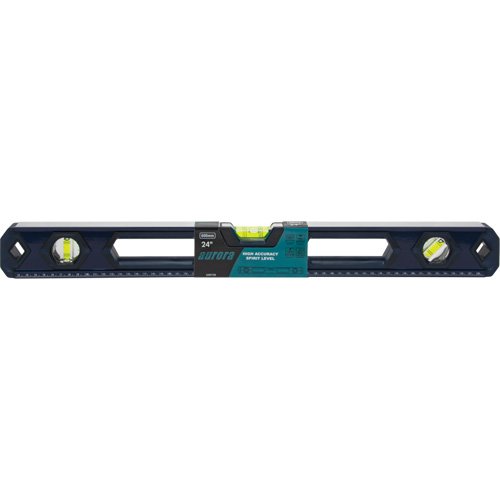 Aurora Tools High-Accuracy Level, Box, 2' L, Aluminum, 3, Non-Magnetic ...