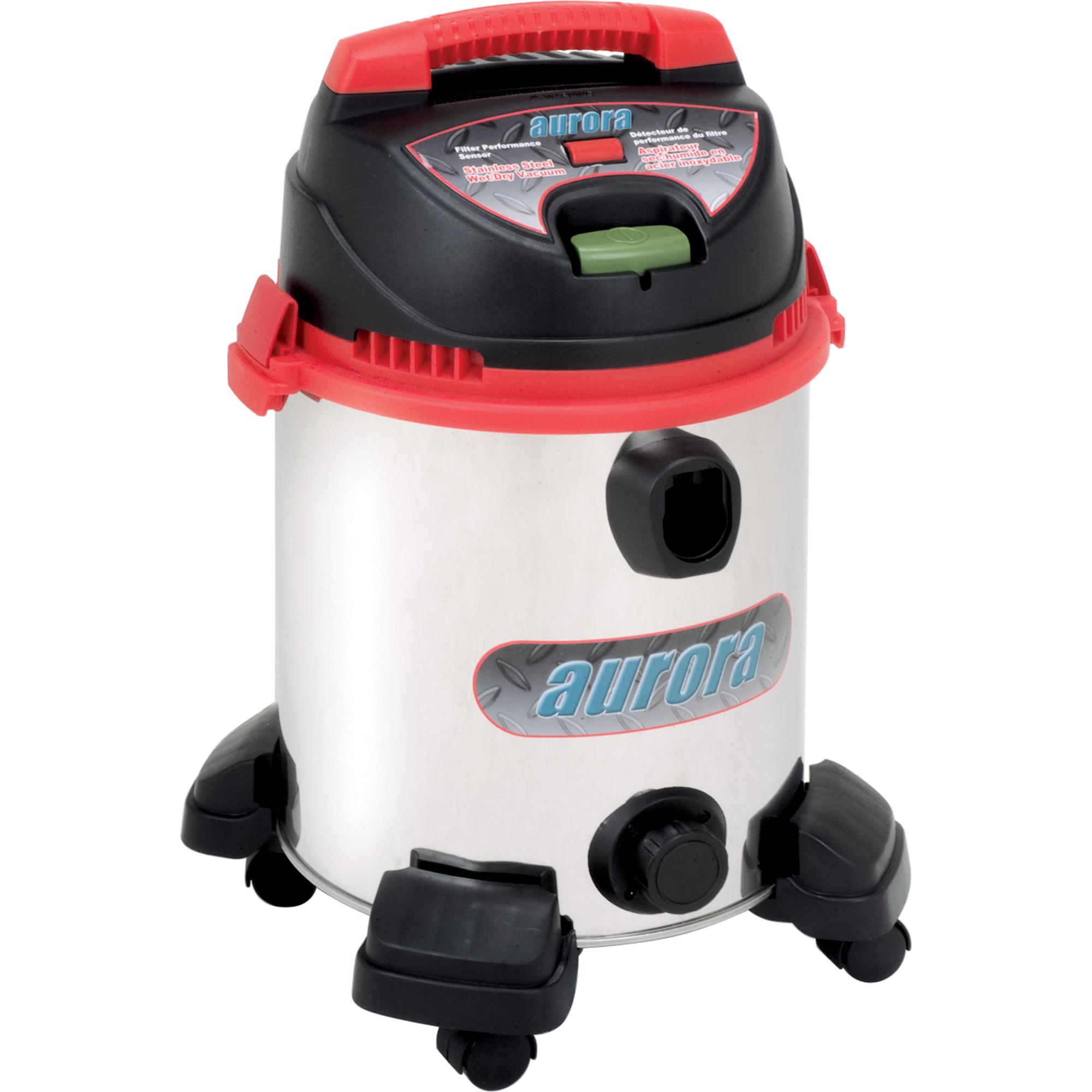 Aurora Tools Industrial Vacuum, Wet-Dry, 5.5 HP, 8 US Gal.(30.2 Litres ...