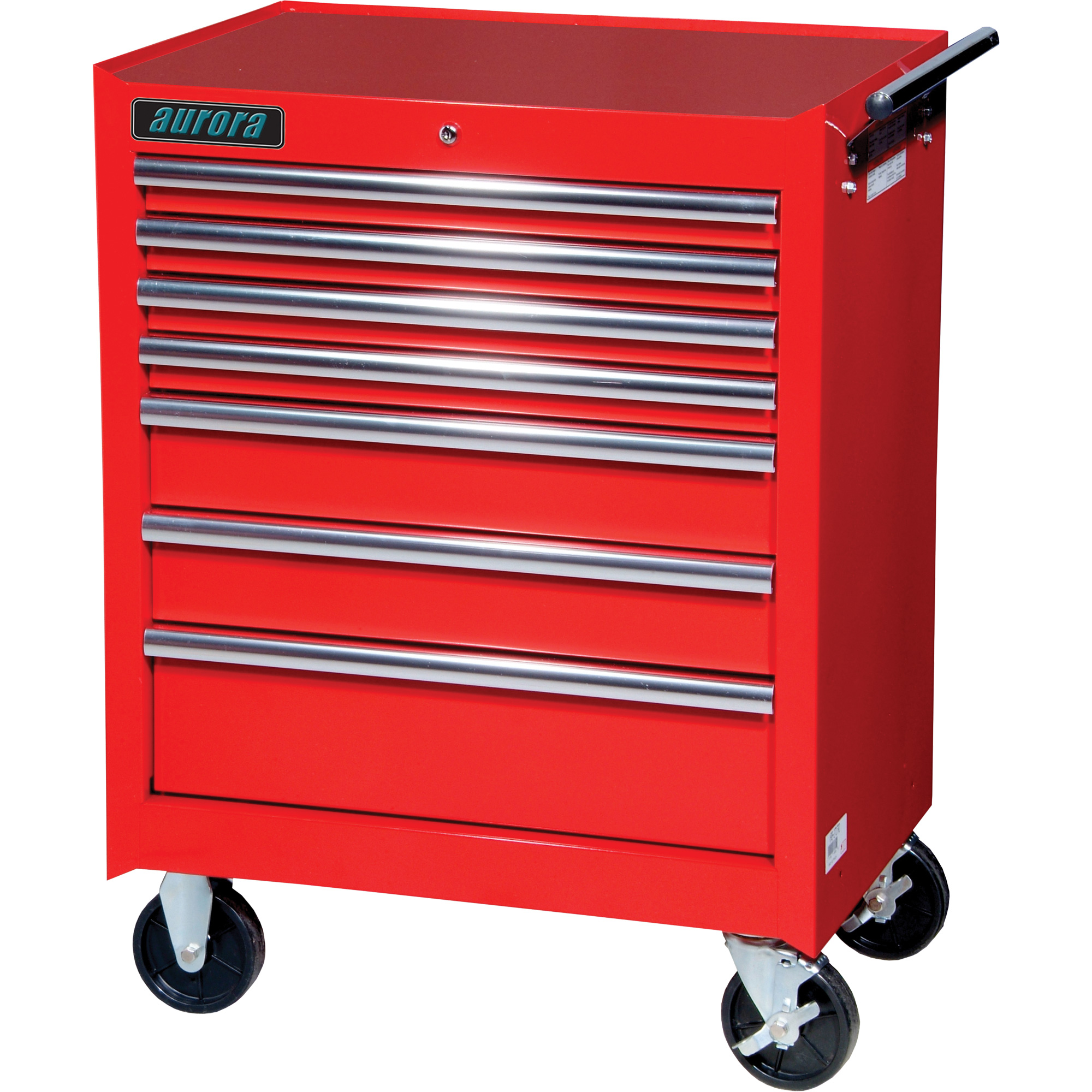 ATB300 TOOL CART, 7 Drawers, 27" W x 18-3/4" D x 36" H, Red, TEQ445 ...