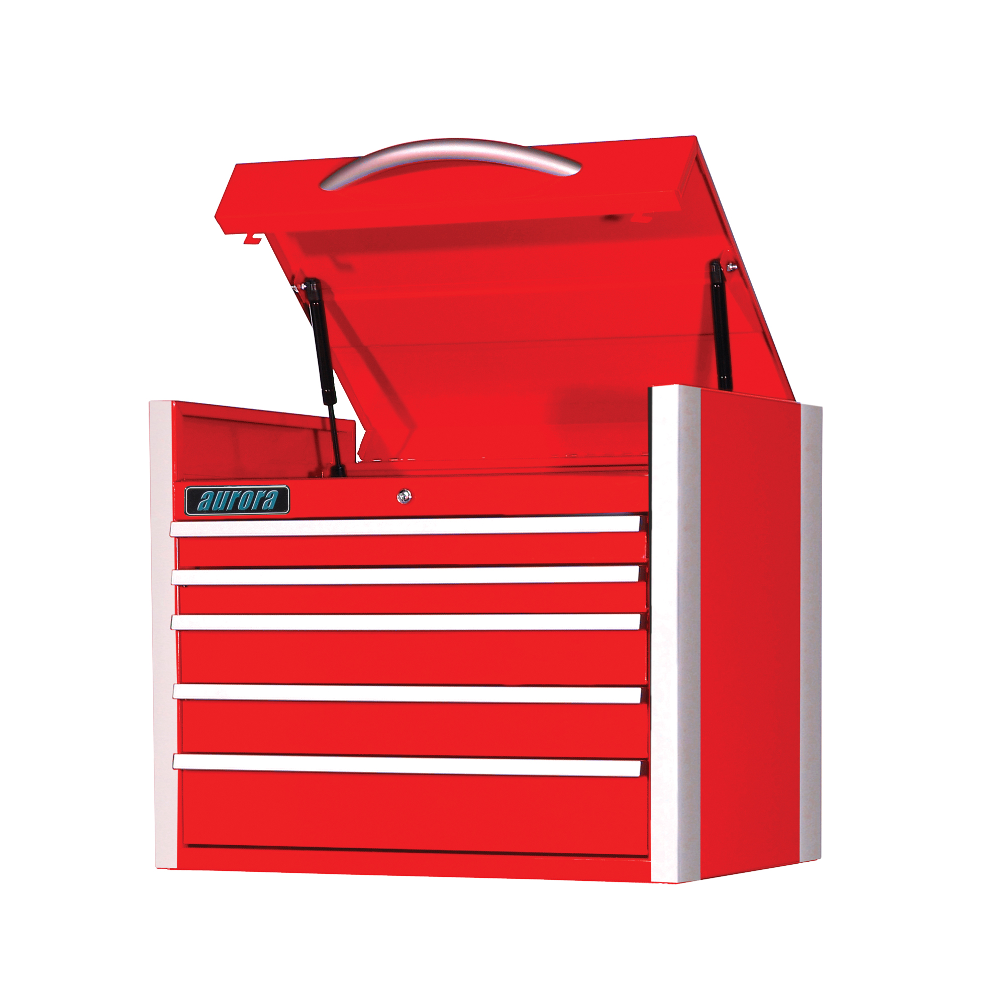 Aurora Tools ATB600 Super Heavy-Duty Tool Chest, 27" W, 5 Drawers, Red ...