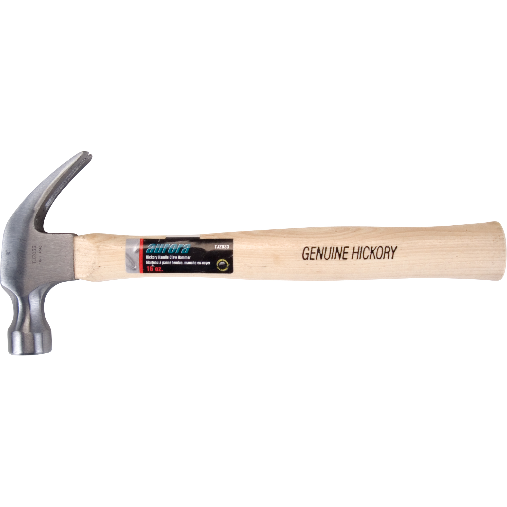 Aurora Tools Hickory Handle Hammer, 16 oz., Wood Handle, 13" L | Aurora ...