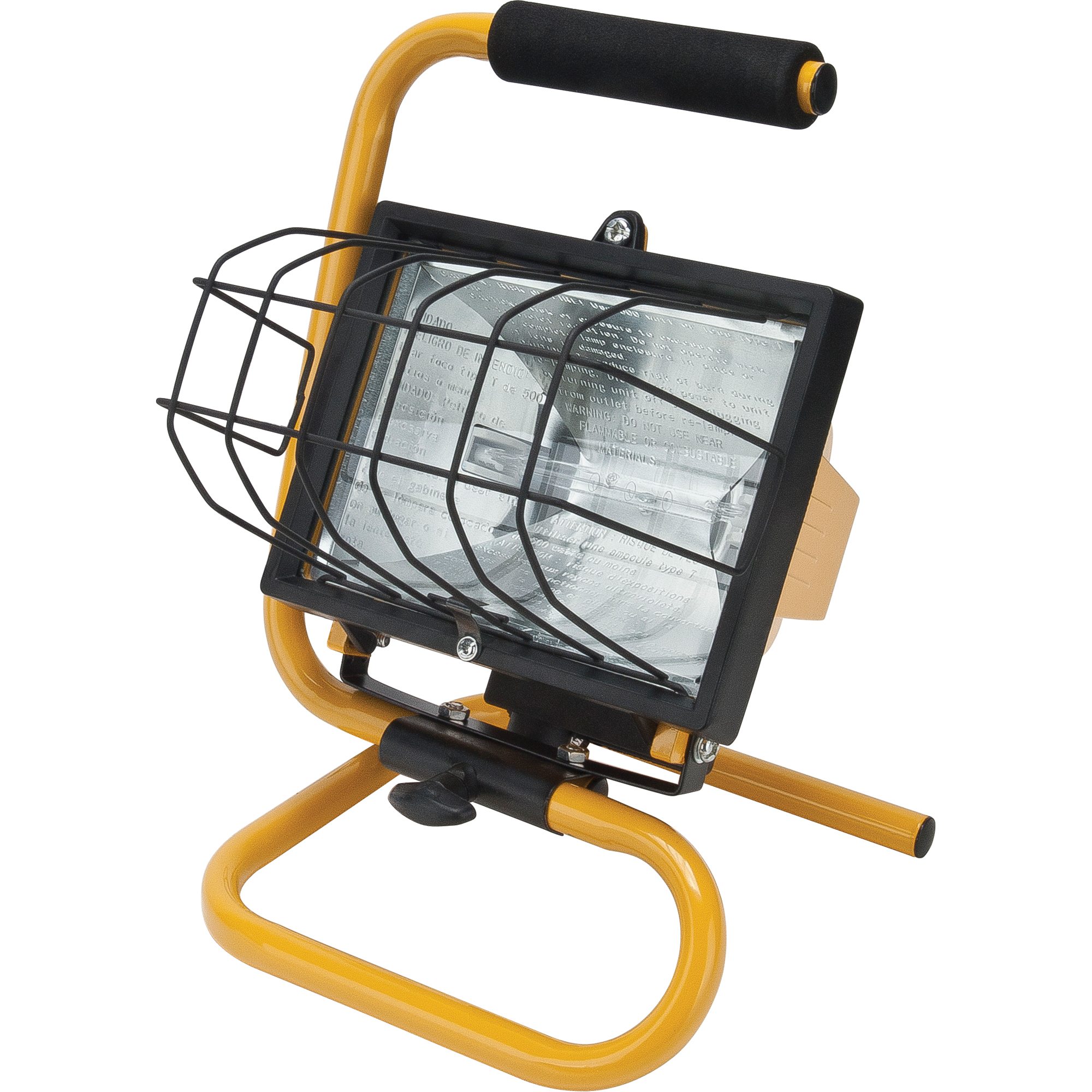 Projecteur portatif, Halogène, 500 W, 8000 lumens, Boîtier en Acier ...